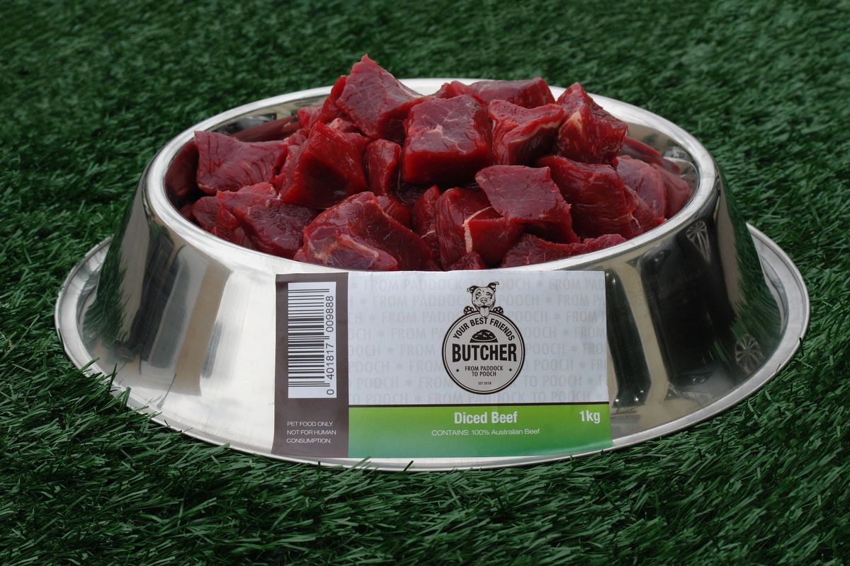 Diced Beef - 1kg pack